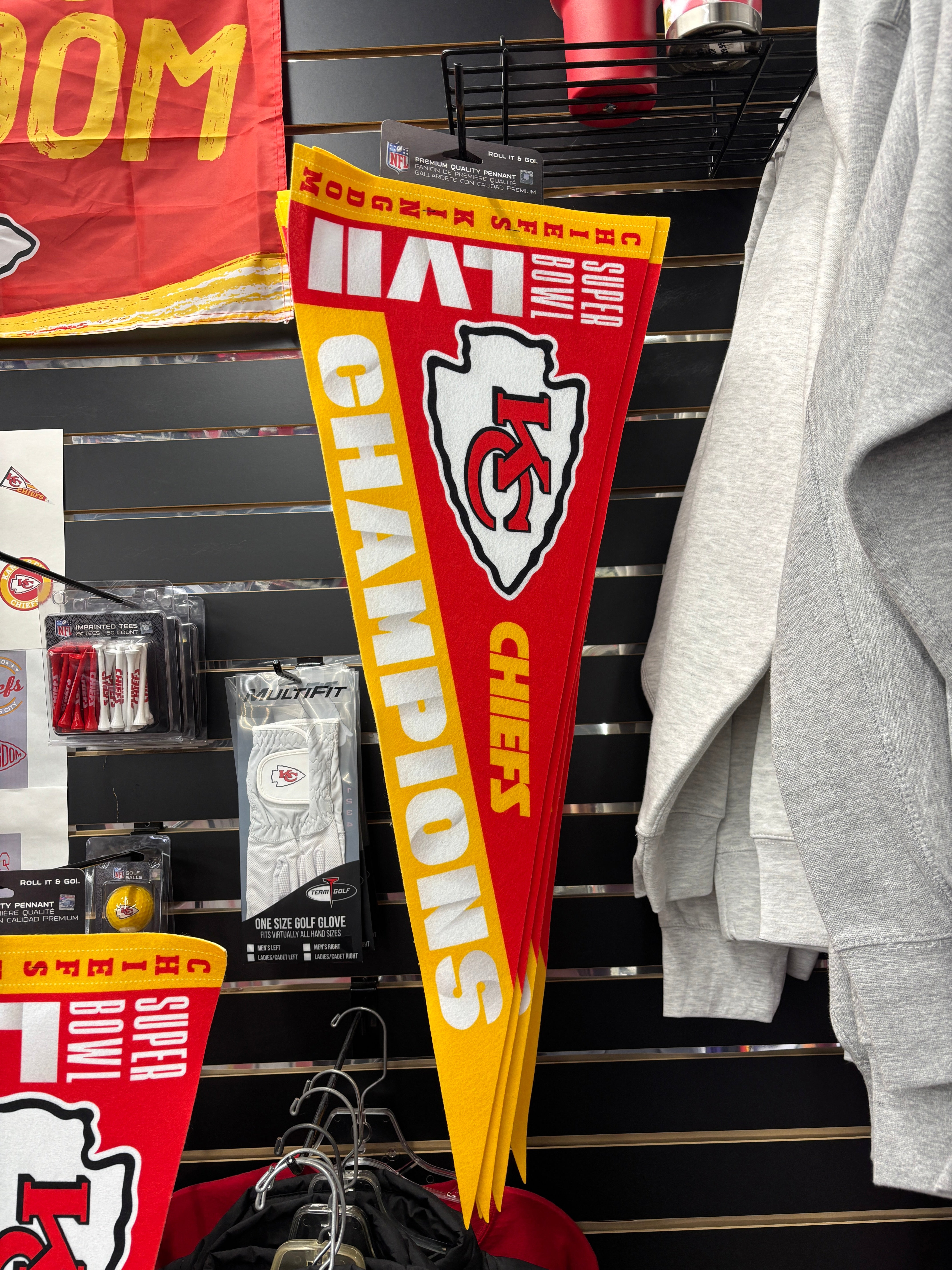 Champions Chiefs Pennant – Super Bowl LVII – Viking Athletic Goods